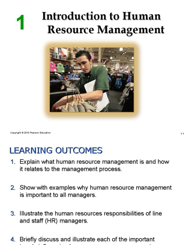 Lect 1 Intro | PDF | Human Resource Management | Human Resources