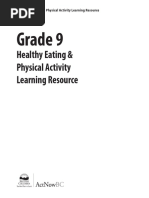 Grade 8 Healthy Eating & Activity Guide | PDF | Goal Setting ...