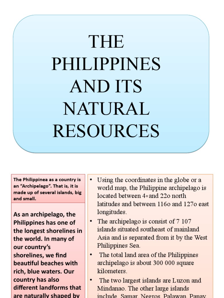 Philippine Resources | PDF | Volcano | Mountains