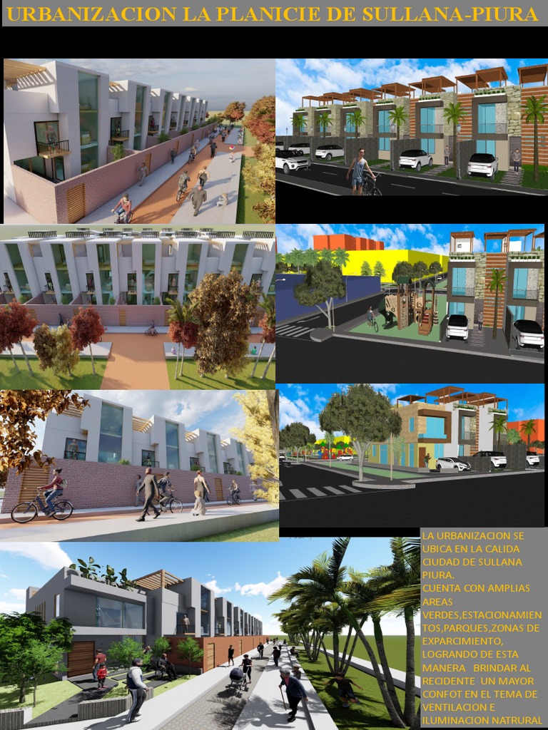 Panel Grupal-Urbanizacion La Planicie de Sullana | PDF