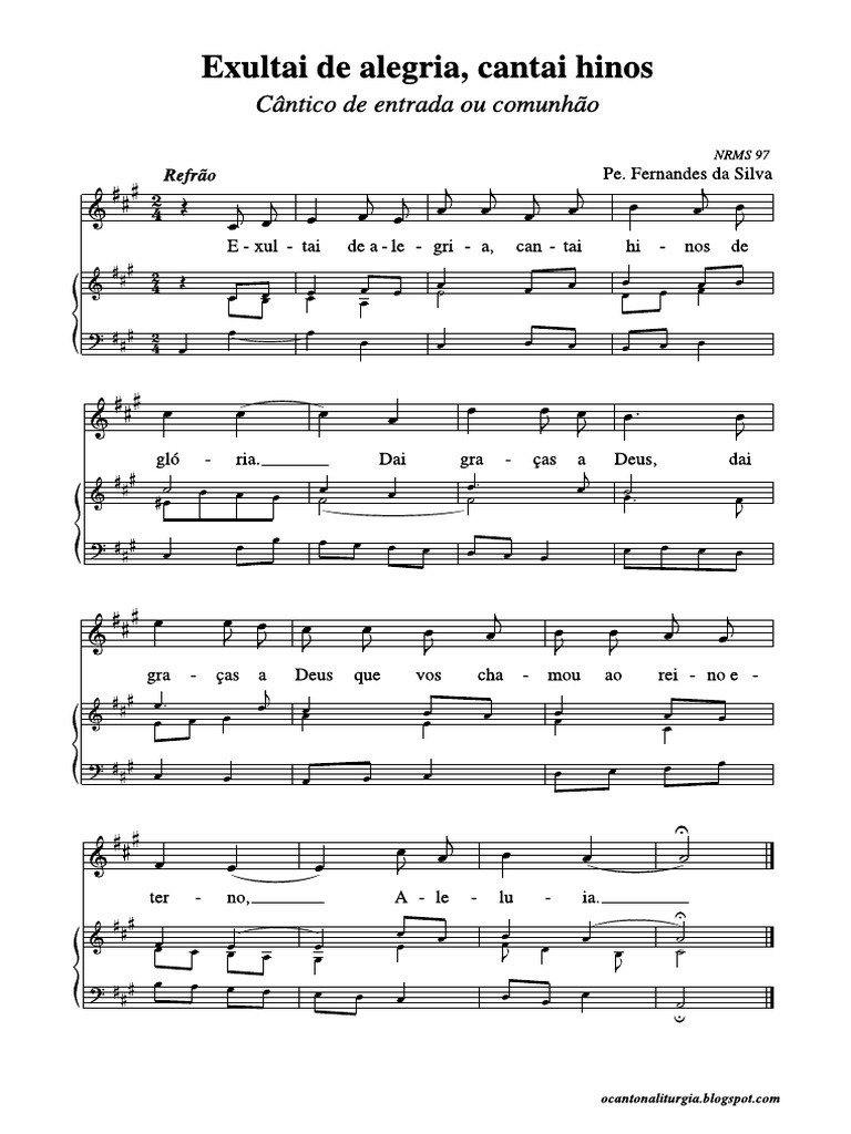 Exultai de Alegria - Fernandes Da Silva PDF | PDF