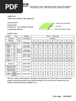 GFT Data Sheet | PDF | Deformation (Engineering) | Materials Science