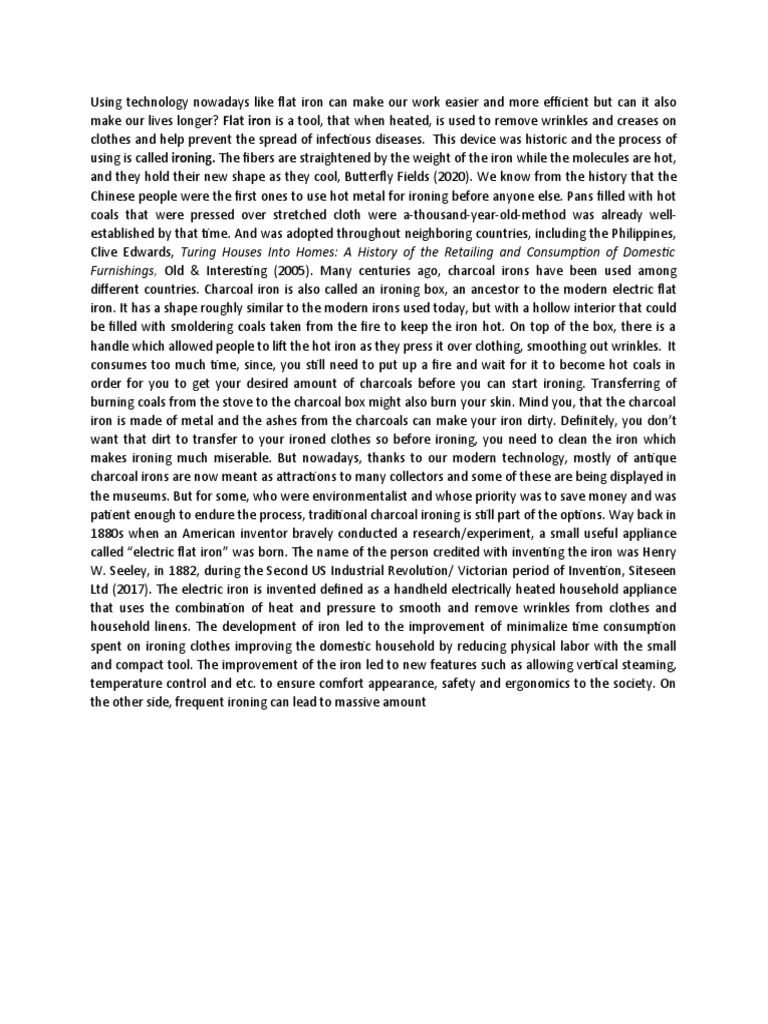 Using Technology Nowadays Like Flat Iron Can Make Our Work Easier and ...