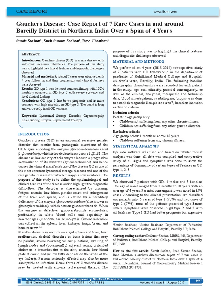 7 Rare Cases in India | PDF | Biology | Epidemiology