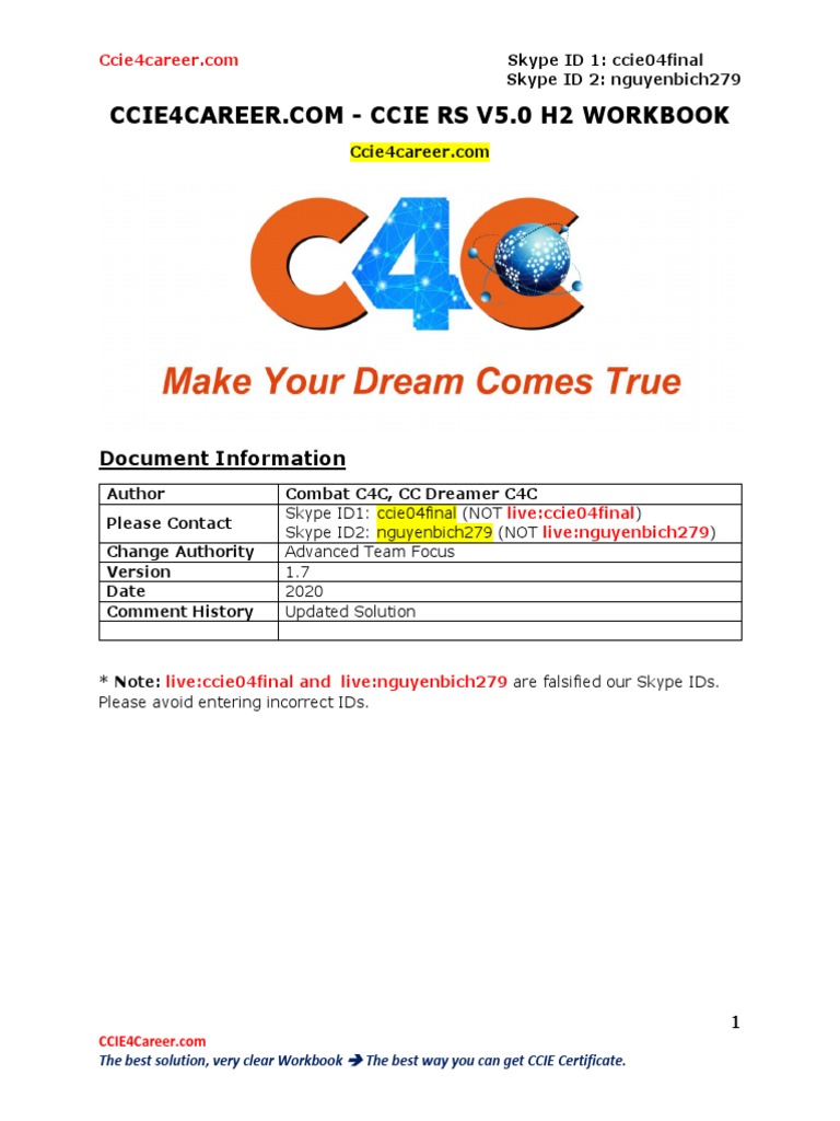 CCIE Workbook for Network Engineers | PDF | Digital Technology ...