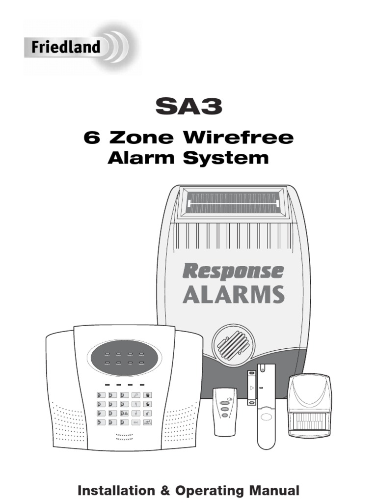 Response House Alarm SA3 Manual | PDF | Electrical Connector | Security ...