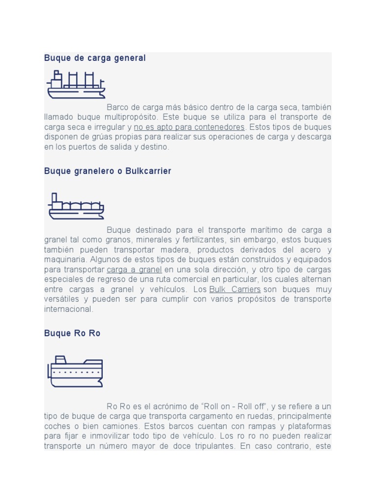 Buque de Carga General | PDF | Barcos | Buques