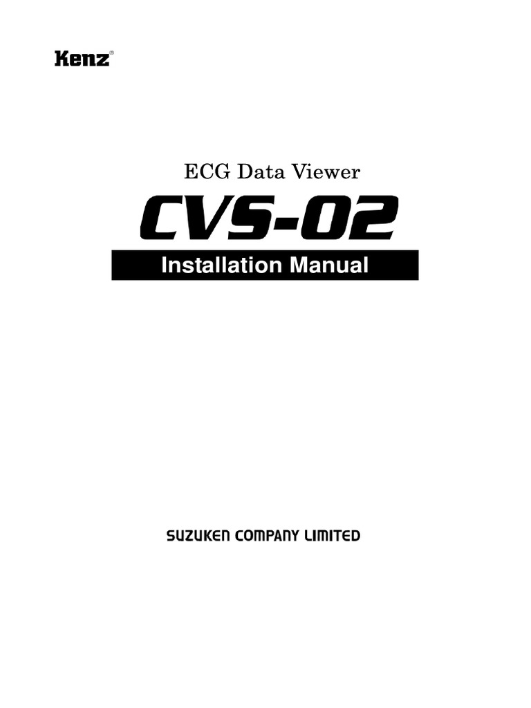 Installation Manual: ECG Data Viewer | PDF | Installation (Computer ...