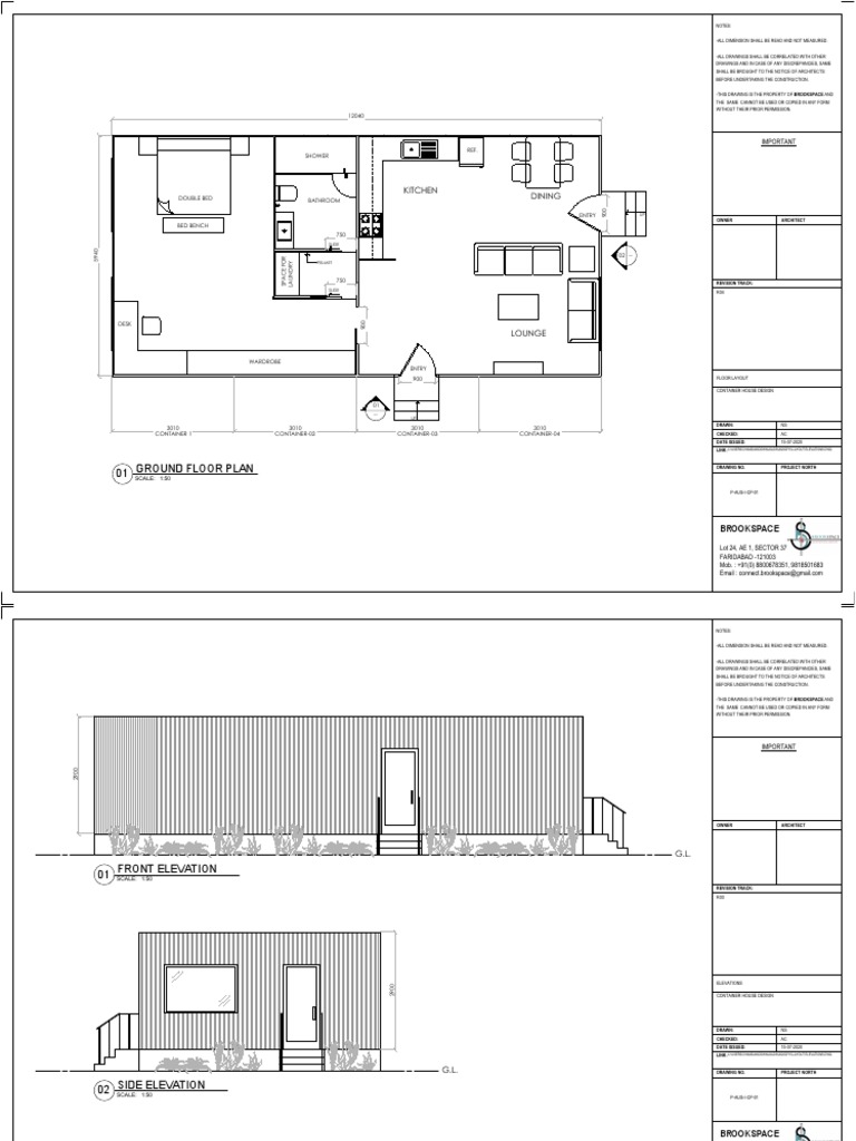 Container Plan & Elevations | PDF | Queensland Heritage Register ...