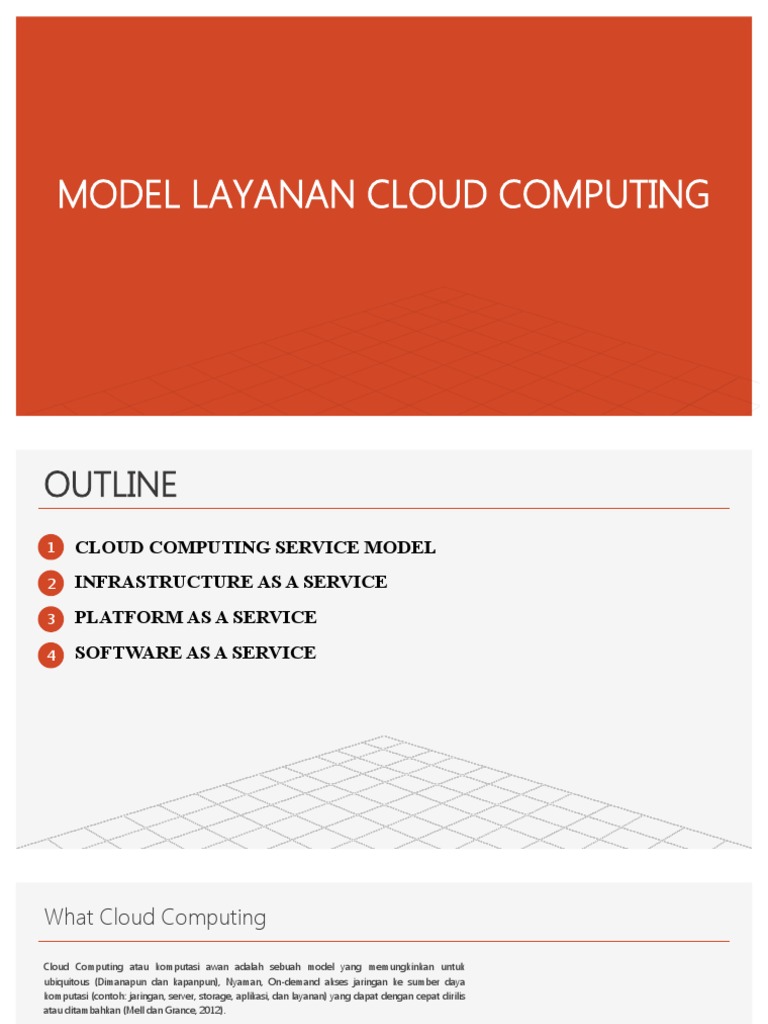 Model Layanan Cloud Computing | PDF