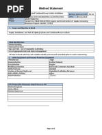 11.method Statement Electrical Work | PDF | Electrical Wiring | Electricity