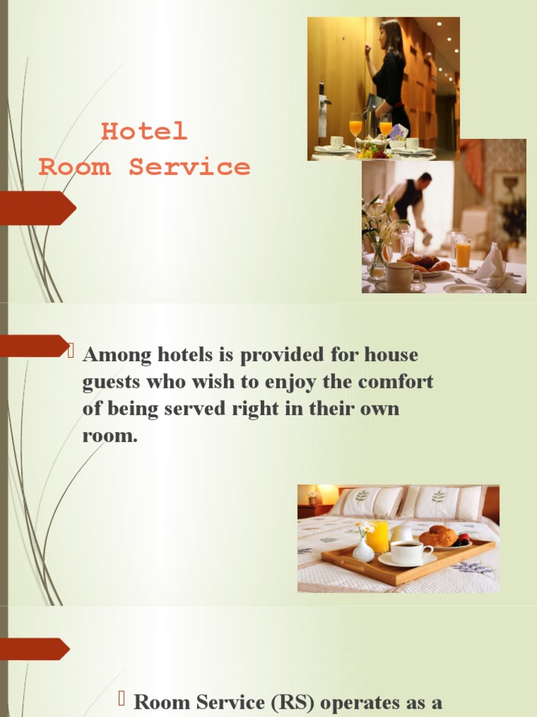 Room Service | PDF | Waiting Staff | Food And Drink