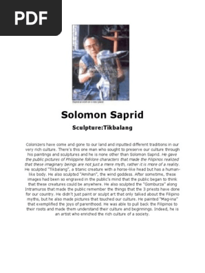 Solomon Saprid Iskultor