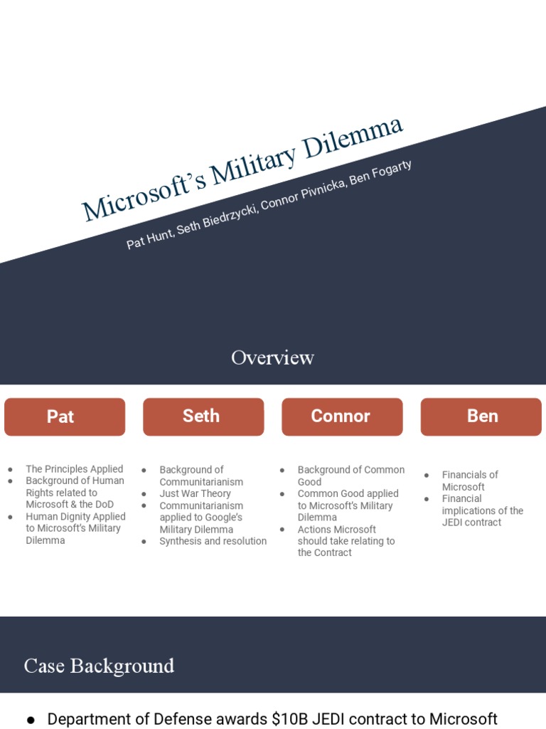 Microsoft - Jedi | PDF | Microsoft | Dignity
