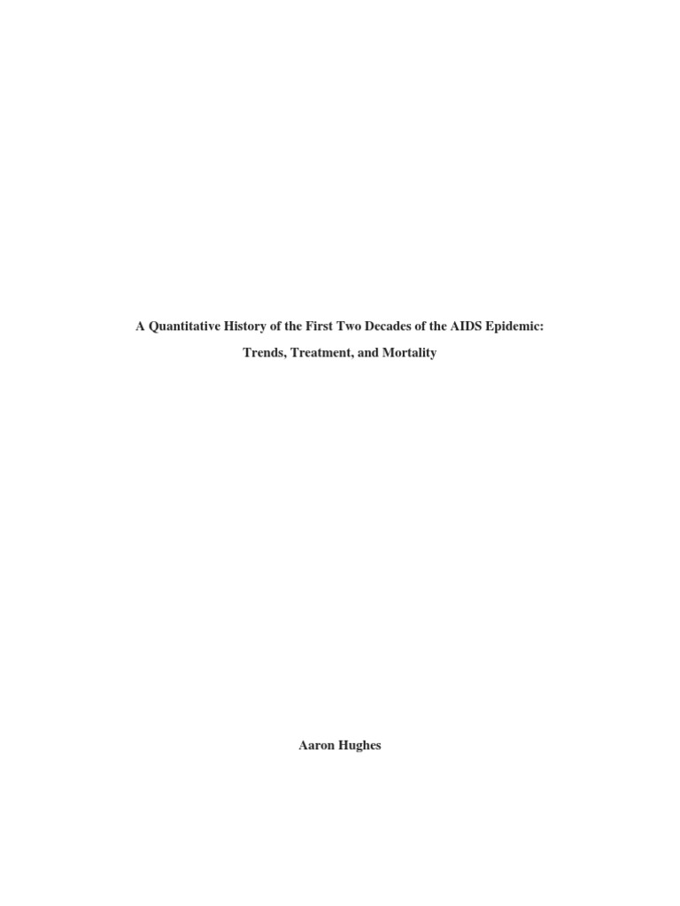 Aids Paper PDF | PDF | Management Of Hiv/Aids | Hiv/Aids