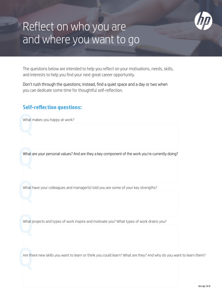 Self Reflection PDF | PDF