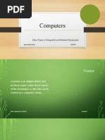 Input & Output Devices | PDF | Technology & Engineering