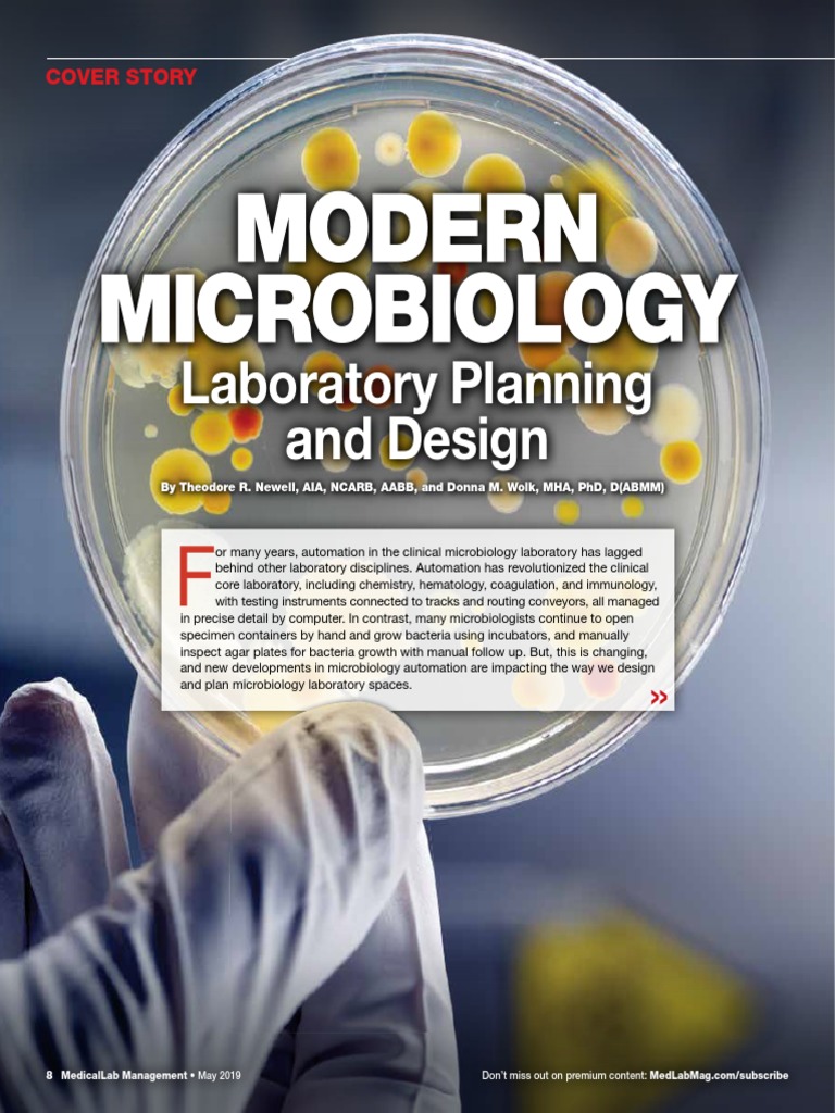 Modern Microbiology: Laboratory Planning and Design | PDF | Medical ...