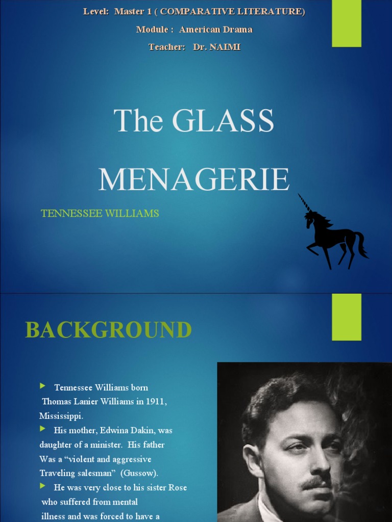 Introduction To The Glass Menagerie | PDF