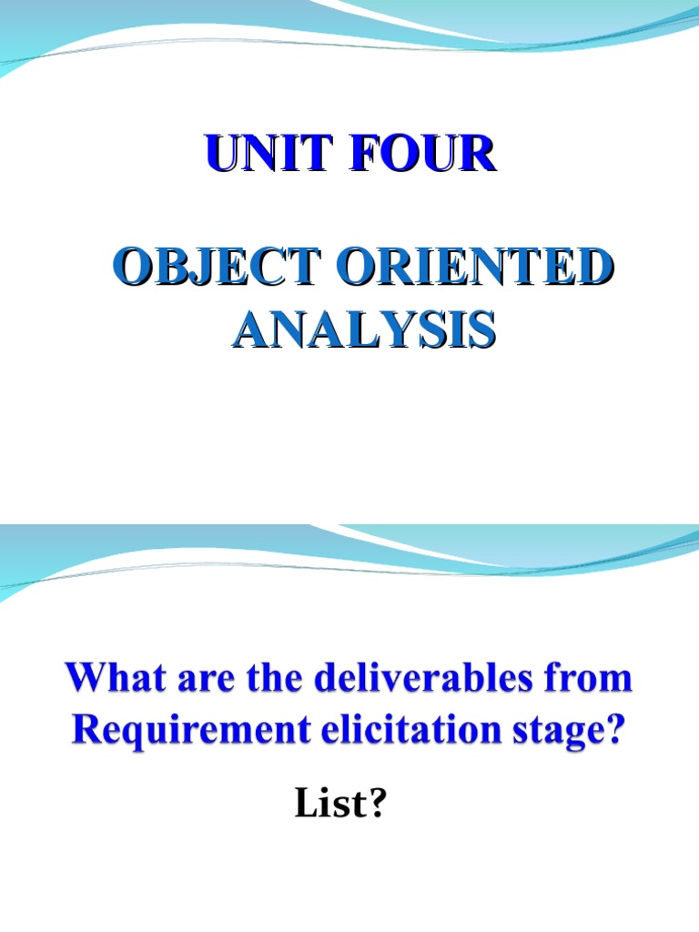 Object Oriented SAD-4 Analysis | PDF | Use Case | Conceptual Model
