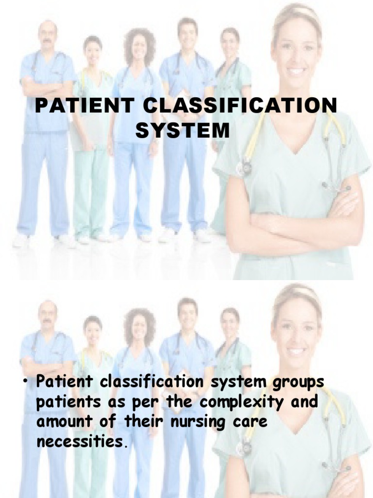 Patient Classification System And Assignment Of Patients Pdf