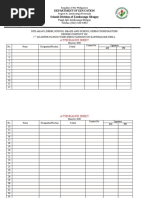 BADAC TEMPLATE - Attendance Sheet | PDF