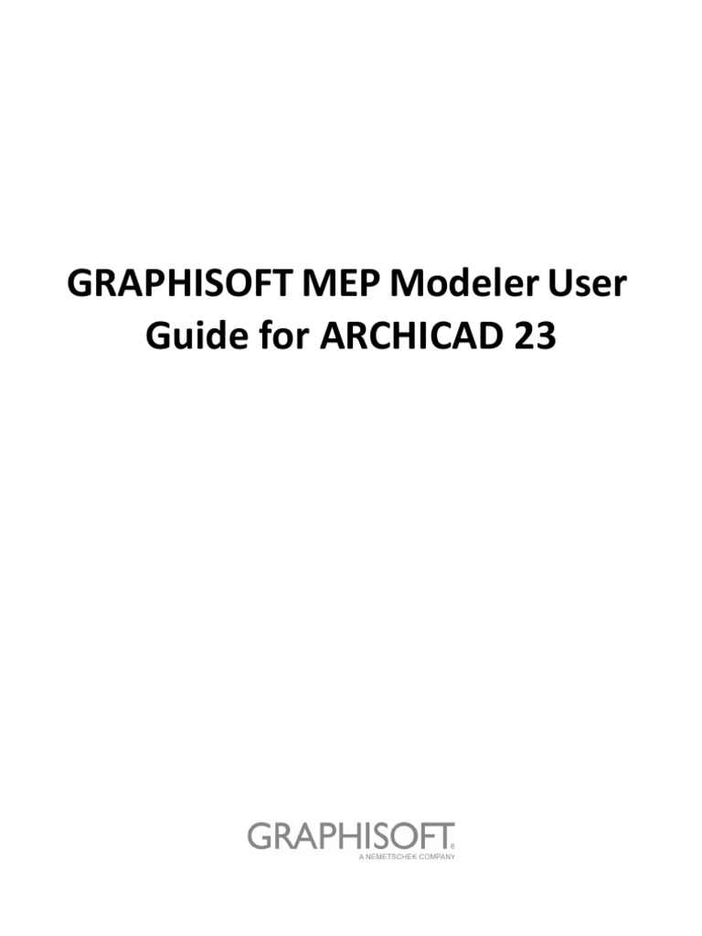 GRAPHISOFT MEP Modeler User Guide For ARCHICAD 23 | PDF | Duct (Flow) | 3 D Computer Graphics