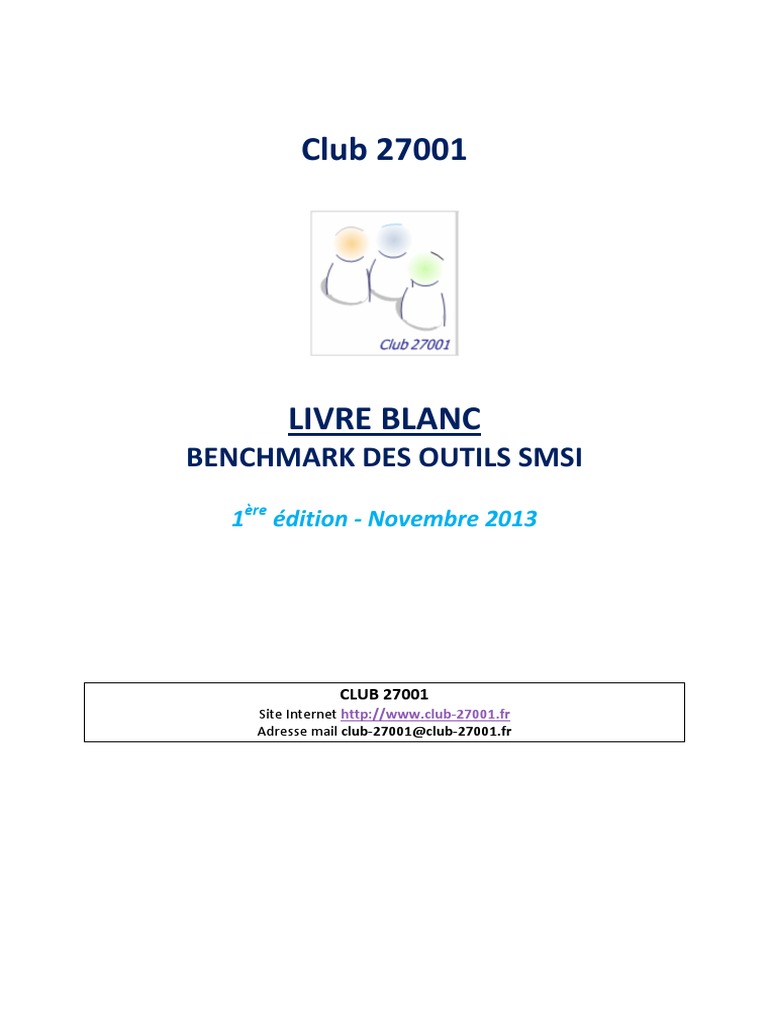 Benchmark des Outils SMSI 2013 | PDF | Sécurité des systèmes d ...