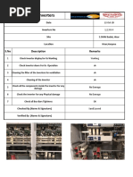 Solar Panel Maintenance Checklist | PDF | Photovoltaics | Electrical Wiring