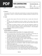 Sample Driving For Work Policy | PDF | Driving | Road Traffic Safety