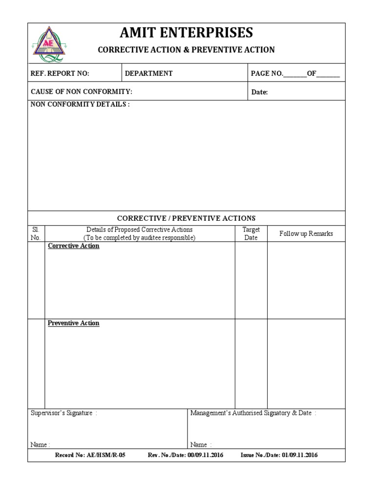 R-05 Capa Form | PDF
