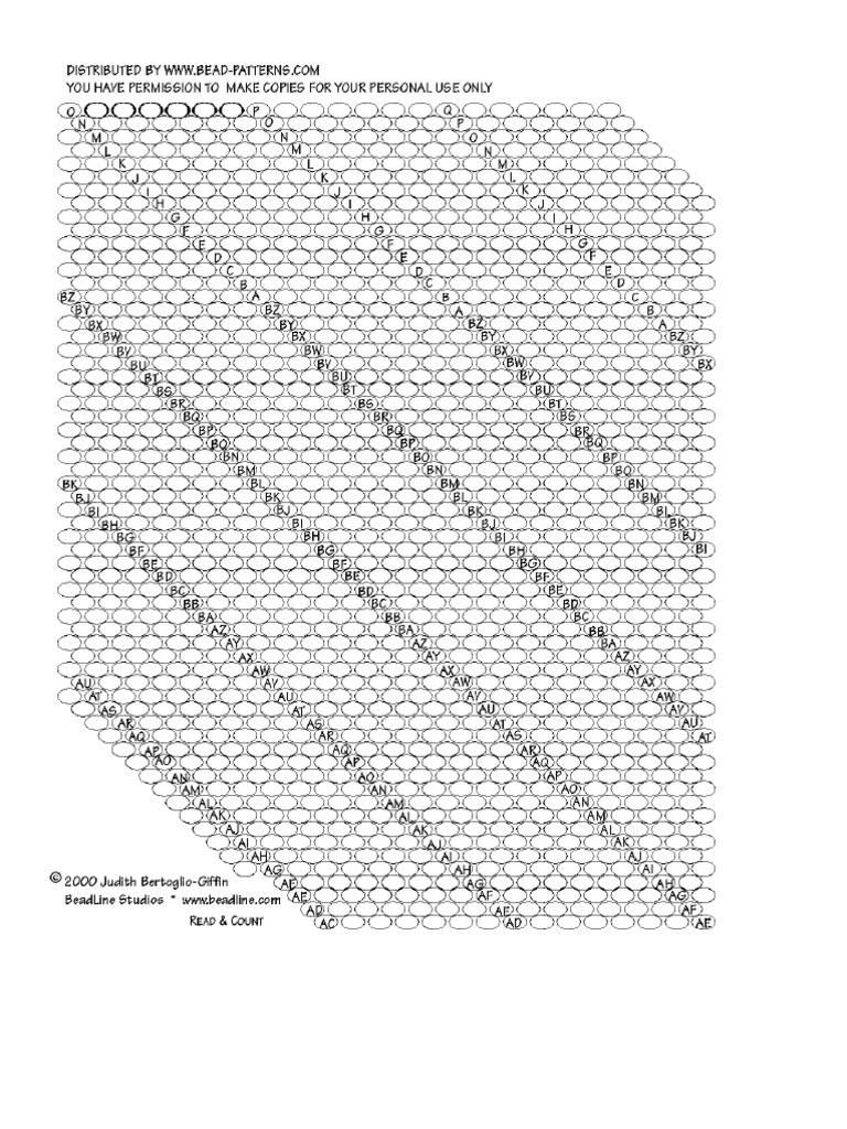 Bead Crochet Rope Graph Paper - 1443 | PDF