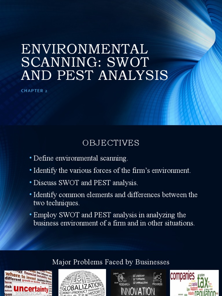 Environmental Scanning: Swot and Pest Analysis | PDF | Career & Growth ...
