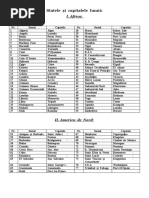 Tarile Si Capitalele Din Africa | PDF