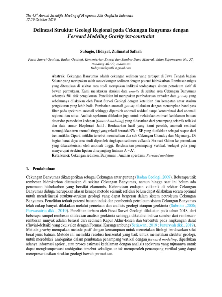 Extended Abstract of PIT HAGI 2020 - ID143 - Hidayat | PDF