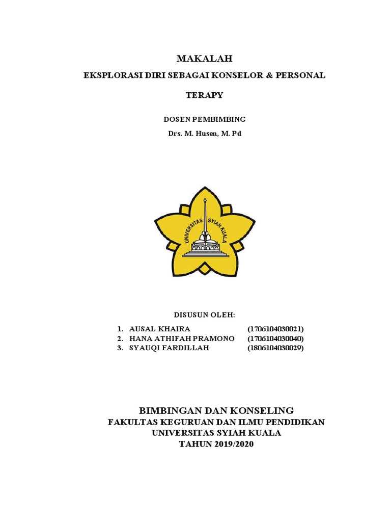 Eksplorasi Diri Konselor & Terapi | PDF