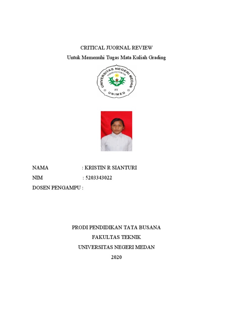 Kristin R Sianturi CJR Grading | PDF