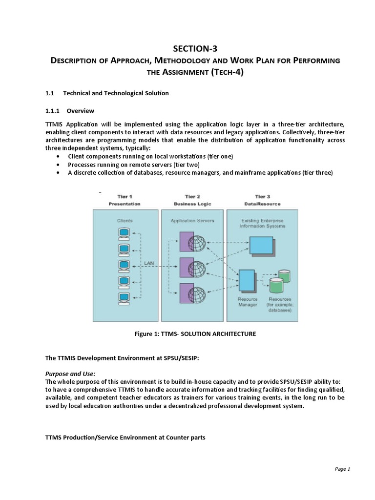 Approach, Methodology and Work Plan | PDF | Software Development ...
