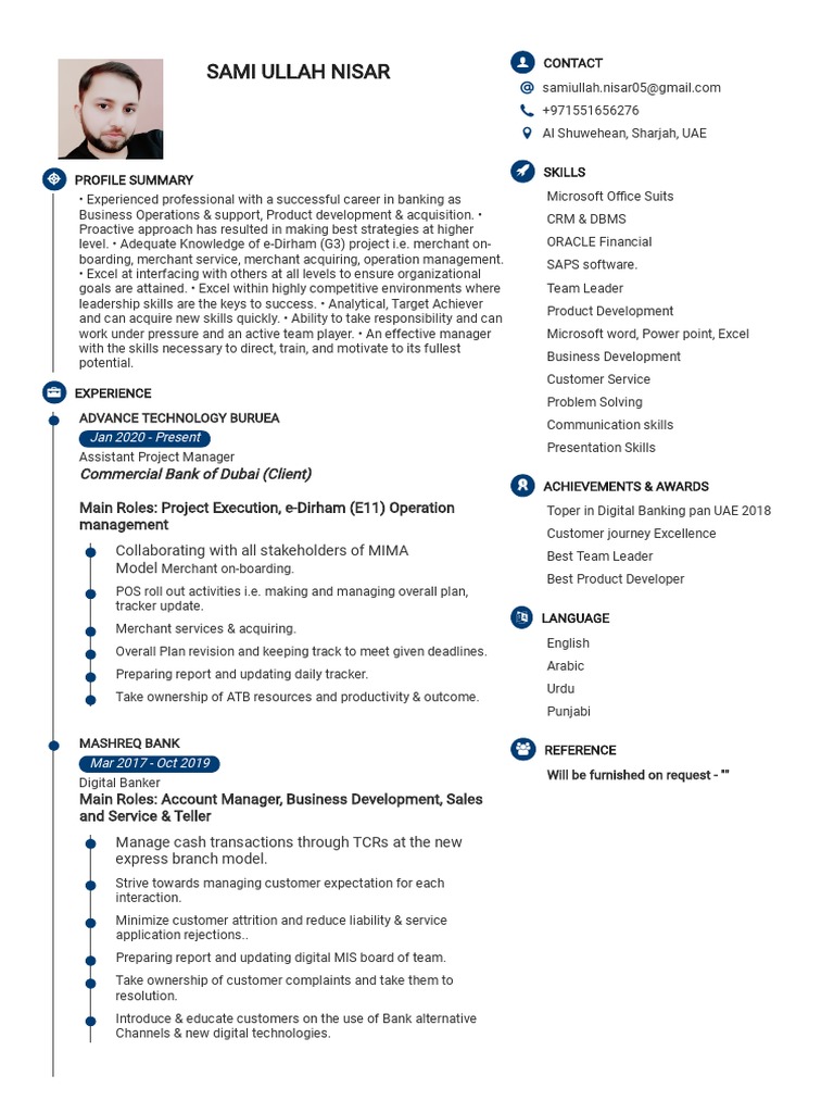 Curriculum Vitae Template | PDF | United Arab Emirates | Customer ...