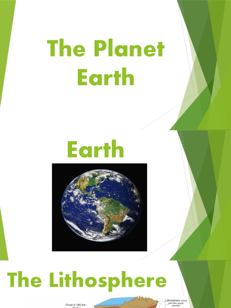 The Planet Earth | PDF