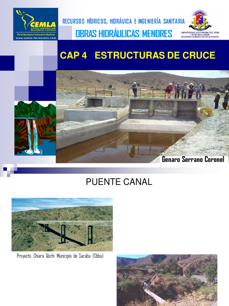 Presentacion Estructuras de Cruce | PDF | Líquidos | Ingeniería mecánica