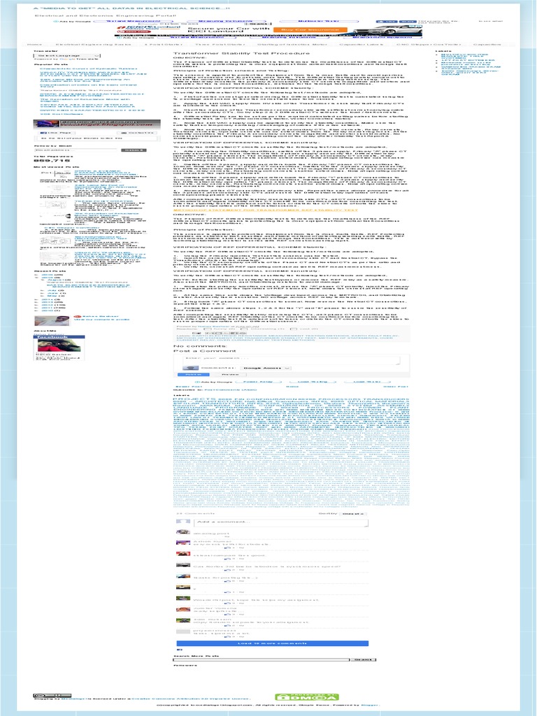 A - MEDIA TO GET - ALL DATAS IN ELECTRICAL SCIENCE... !! - Transformer ...