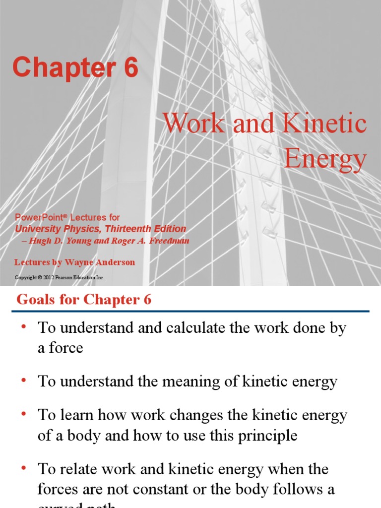 Ch. 6 - Work and Kinetic Energy | PDF | Kinetic Energy | Force