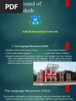 The Language Movement of 1952 | PDF | Bangladesh | Bengal