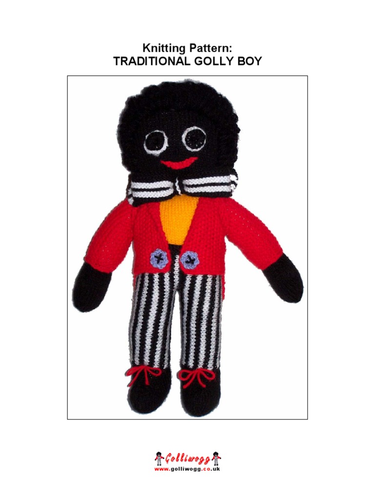 Knitting Pattern: Traditional Golly Boy: Www. - C o | Download Free PDF ...