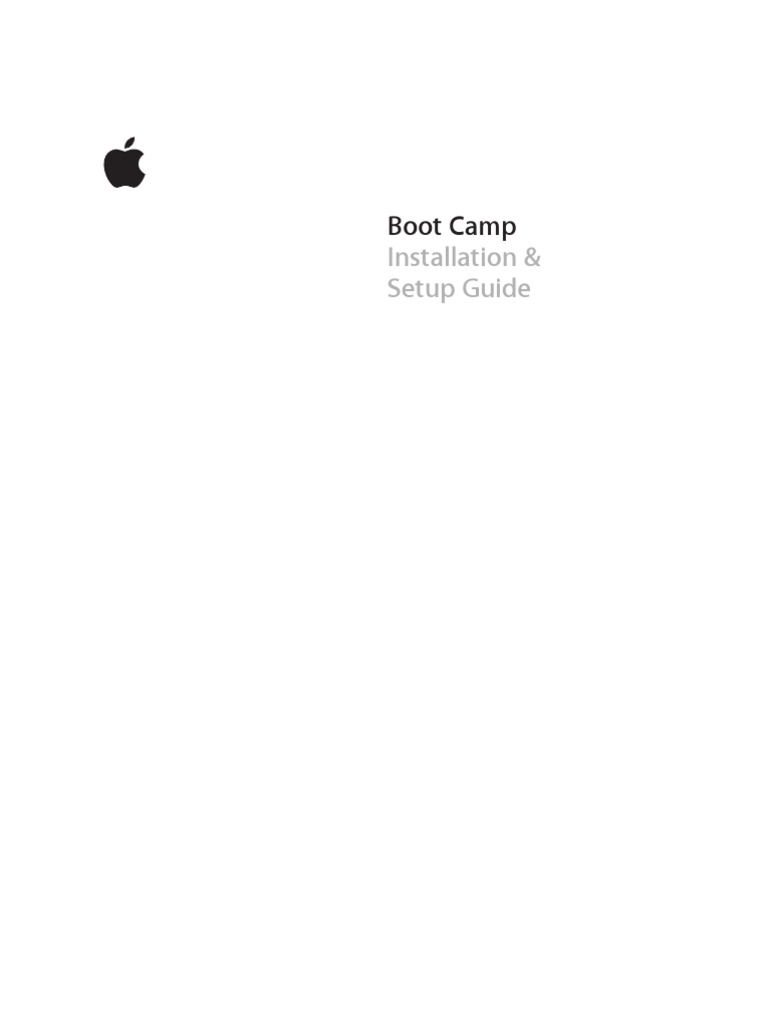 Boot Camp Installation & Setup Guide | PDF