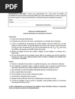 Prova de Conhecimentos para Assistente Operacional | PDF