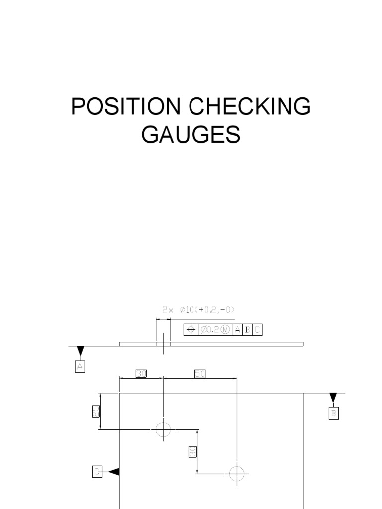 Position Checking Gauges | PDF