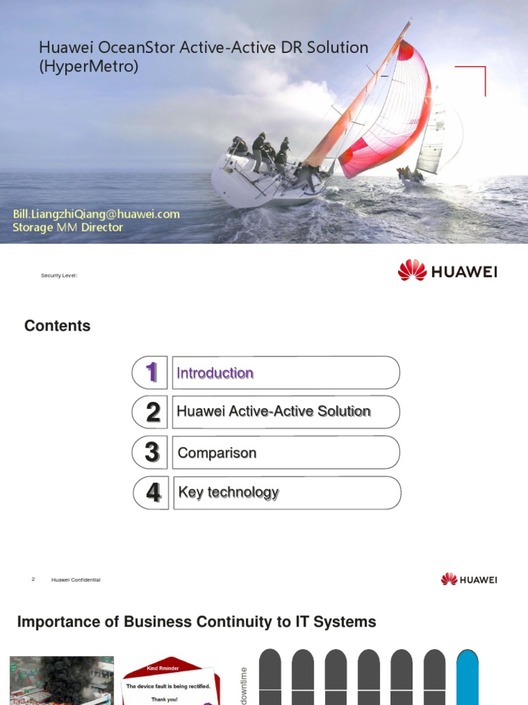 03-Huawei OceanStor Active-Active DR Solution (HyperMetro) PDF | PDF | Disaster Recovery | Backup