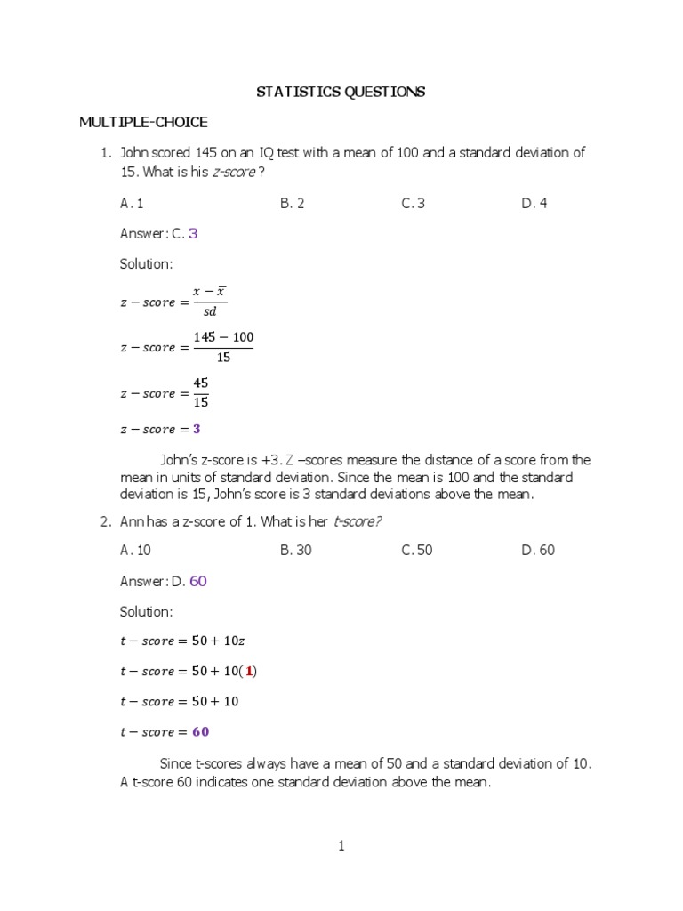 statistics-ions-multiple-choice-pdf-standard-score